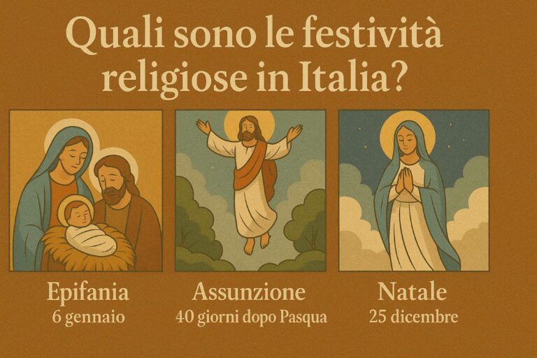 Quali sono le festività religiose in Italia? - Feste nazionali italia.it